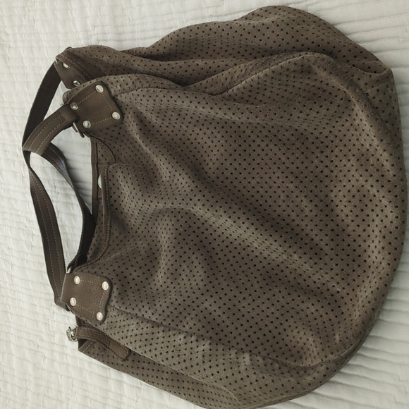 Prune | Bags | Prune Soft Suede Leather Bucket Shoulder Bag With Mini ...